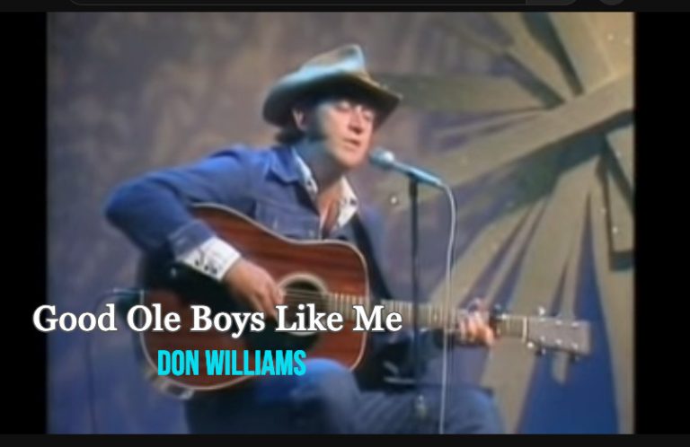 Don Williams Hit Song "Good Ole Boys Like Me" (Live)